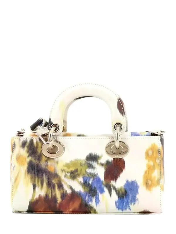 Dior Lady D-joy Bag Printed Leather Small Satchel - Multicolour