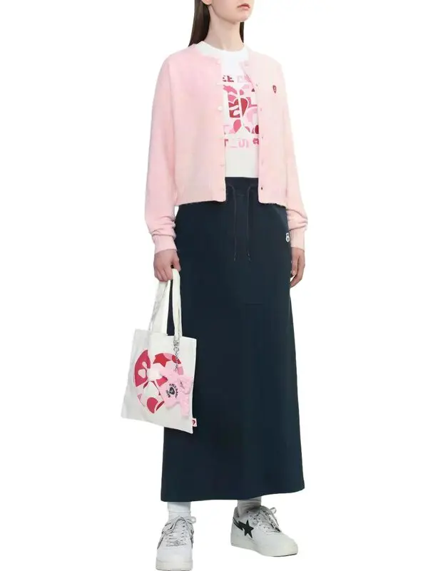 A BATHING APE Drawstring Patch Skirt - Blue