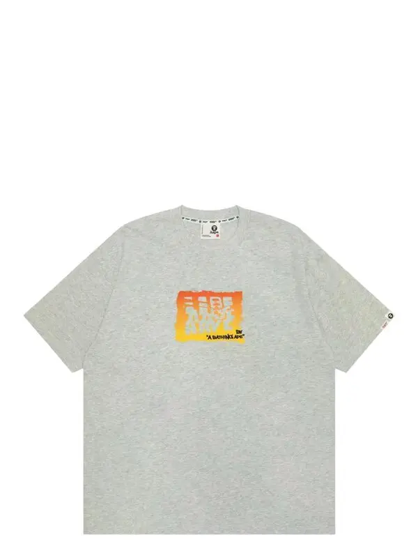 AAPE BY *A BATHING APE Aape Graphic Print T-shirt - Grey