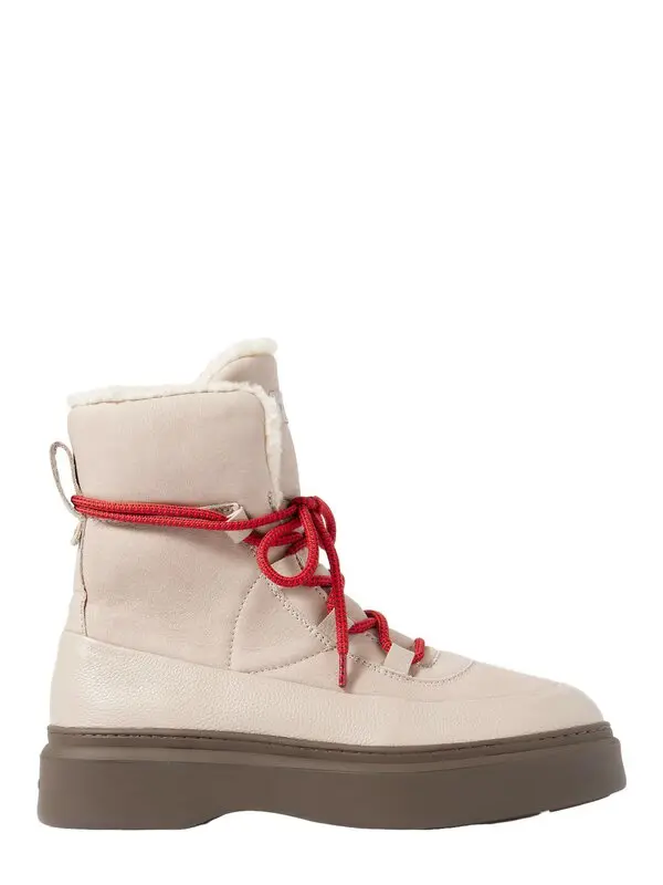 Varley Selva Leather Ankle Boots - Neutrals