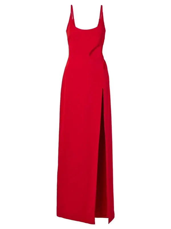 ET OCHS Rowena Cutout Cady Gown - Red