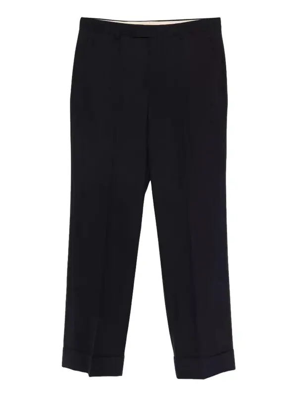 Valentino Garavani Cuffed Tailored Trousers - Blue