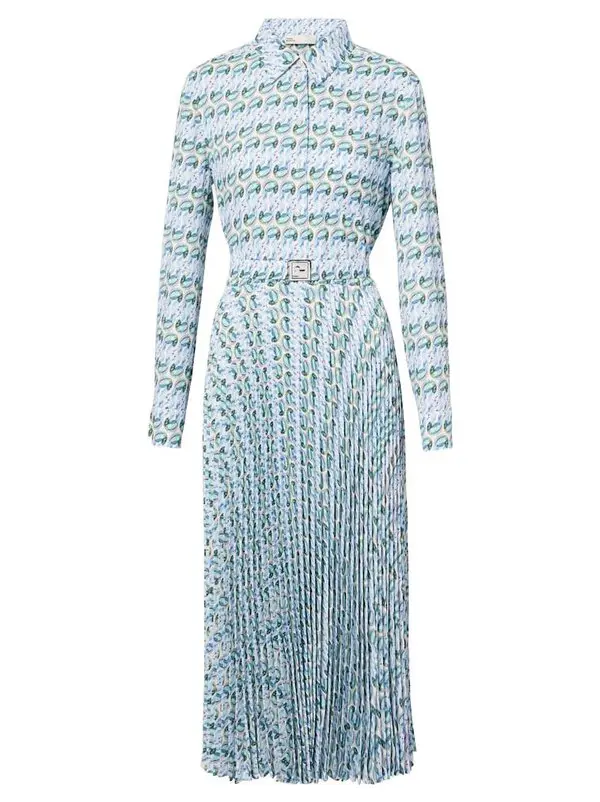 Tory Burch Printed Twill Midi Shirt Dress - Multicoloured