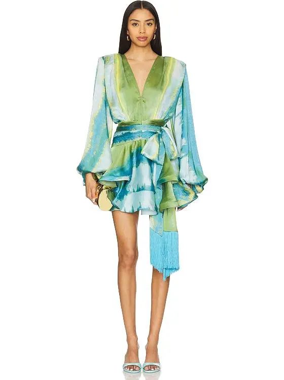 BRONX BANCO Bedouin Coastal Mini Dress - Blue