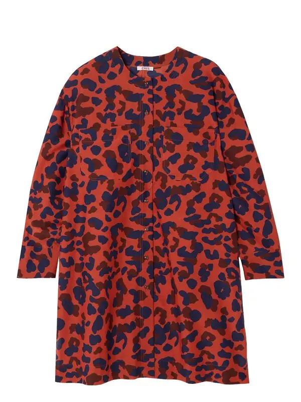 ERES Récifs Printed Cotton And Silk-blend Shirt - Multi