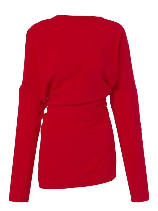 Proenza Schouler Long-sleeved Top With Zipper Fastening - Red