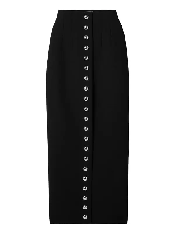 Khaite Brynlee Cady Maxi Skirt - Black