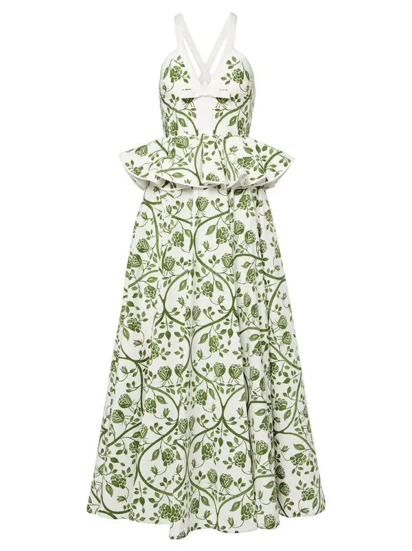 Giambattista Valli Cotton Maxi Dress - White