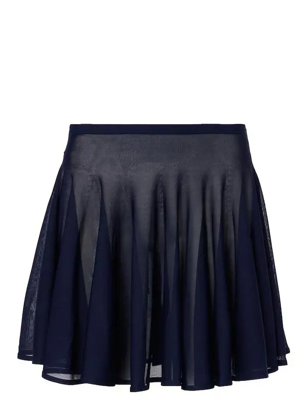 Alaïa Knitted Miniskirt - Blue