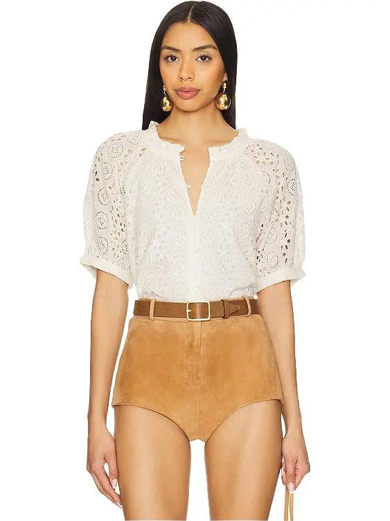CLEOBELLA Kate Blouse - Ivory