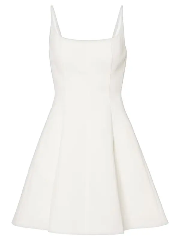 Staud Bridal Joy Mini Dress - White