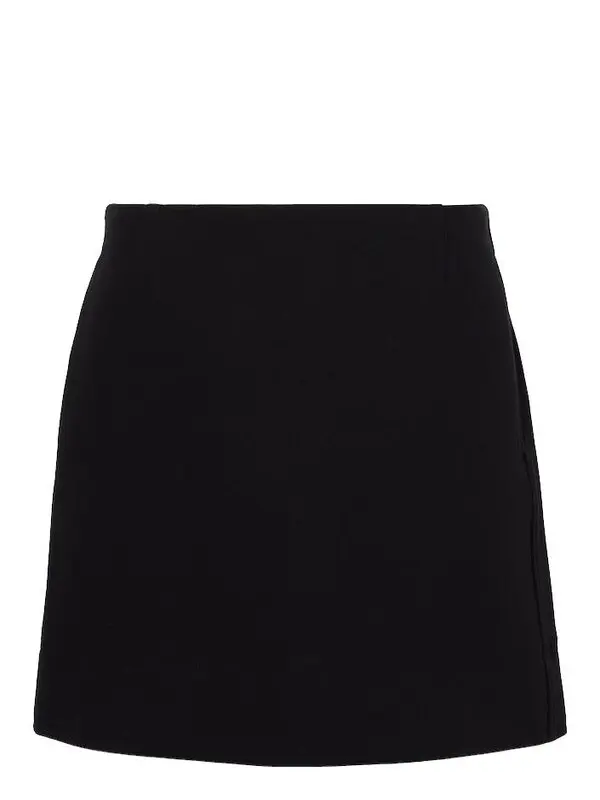 TOTEME Crepe Miniskirt - Black
