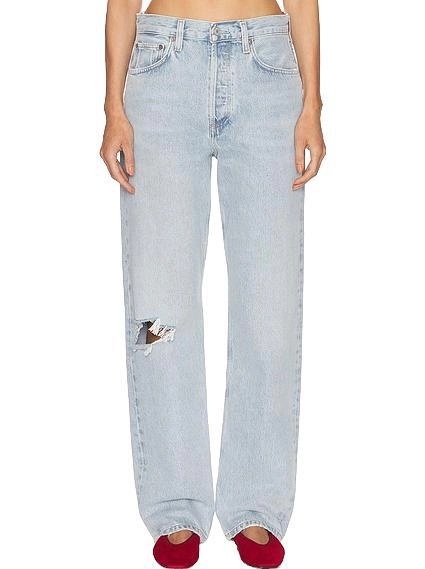 AGOLDE Kelly High Rise Straight Jeans - Segment