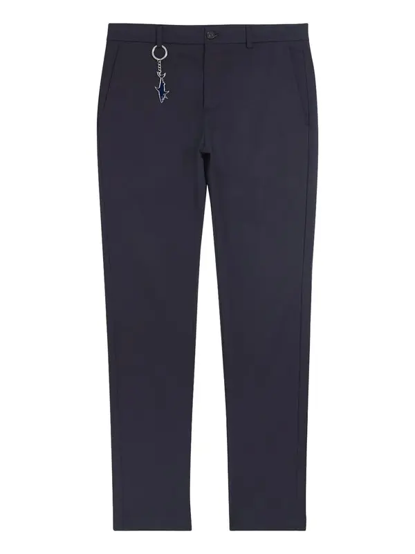 Paul & Shark Slim-fit Chinos With Charm - Blue