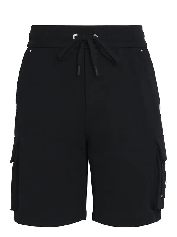 Moose Knuckles Cotton Cargo Shorts - Black