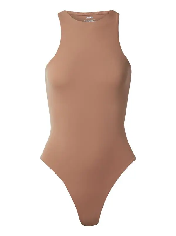 SKIMS Fits Everybody High Neck Bodysuit - Neutrals