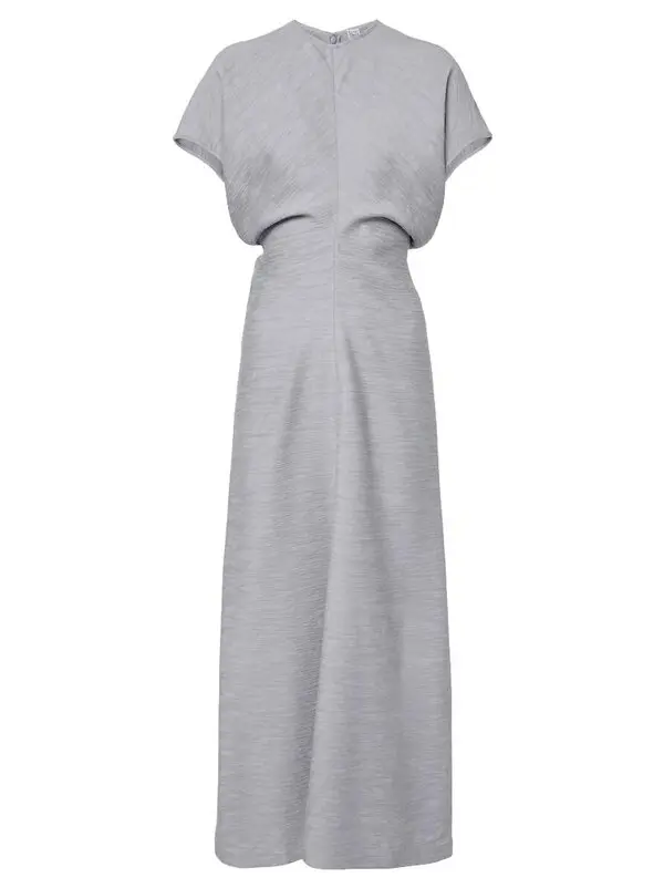 TOTEME Draped Maxi Dress - Blue
