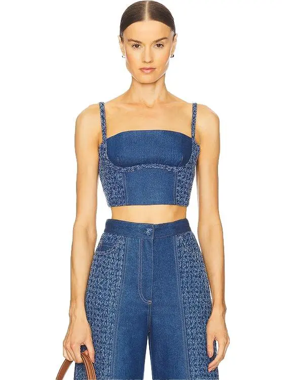 SABINA MUSAYEV Tate Top - Blue