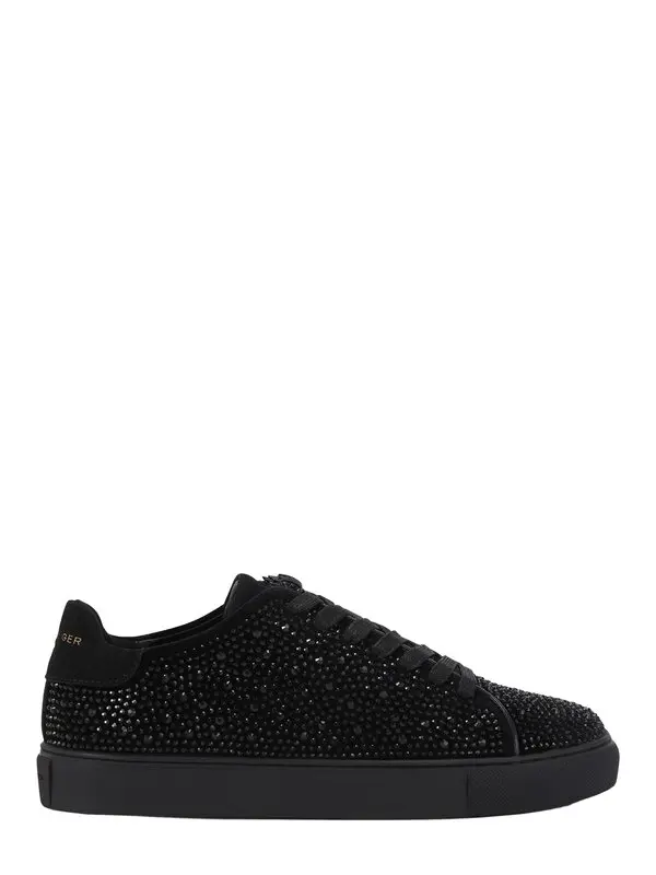 Kurt Geiger Embellished Lennon Low Top Sneakers - Black