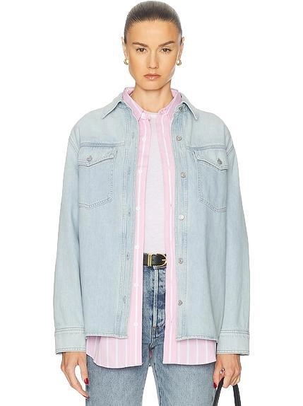 AGOLDE Rina Slim Shirt - Extract