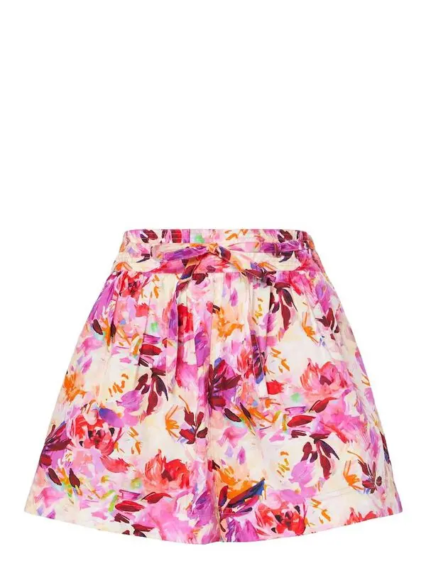 Ulla Johnson Rowan Floral Cotton Shorts - Multicoloured