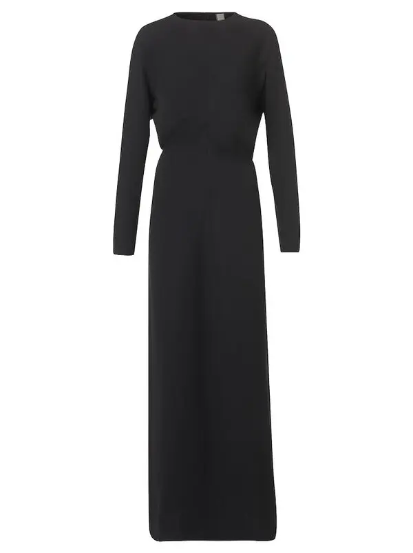 TOTEME Draped Maxi Dress - Black