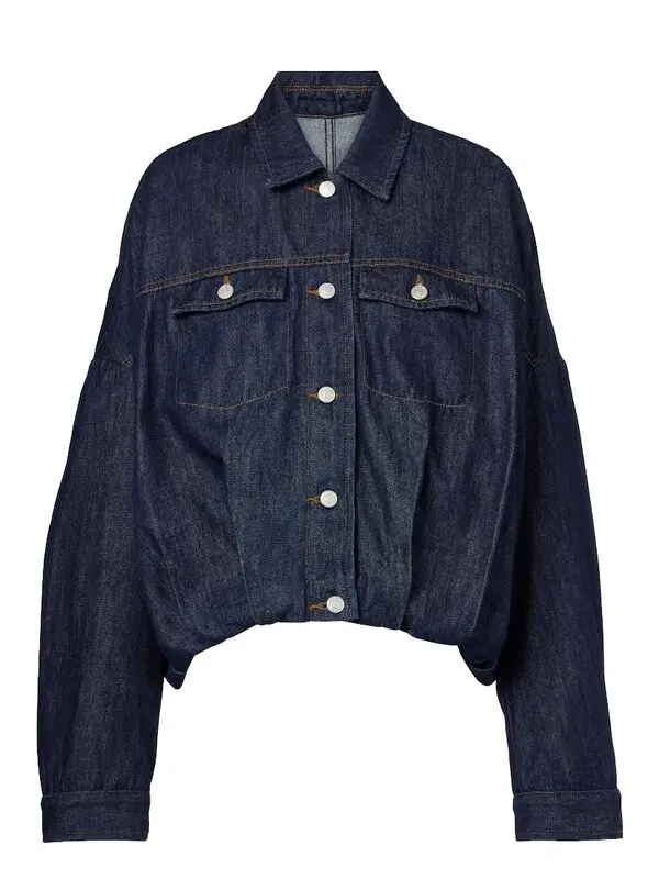 Dries Van Noten Indigo Denim Jacket - Blue