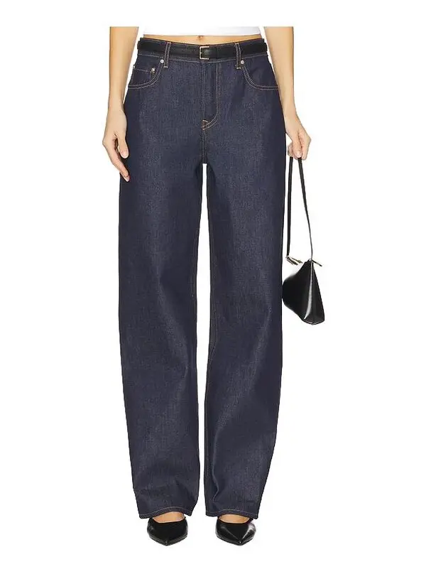 GRLFRND Bella Low Rise Boyfriend Jeans - Blue