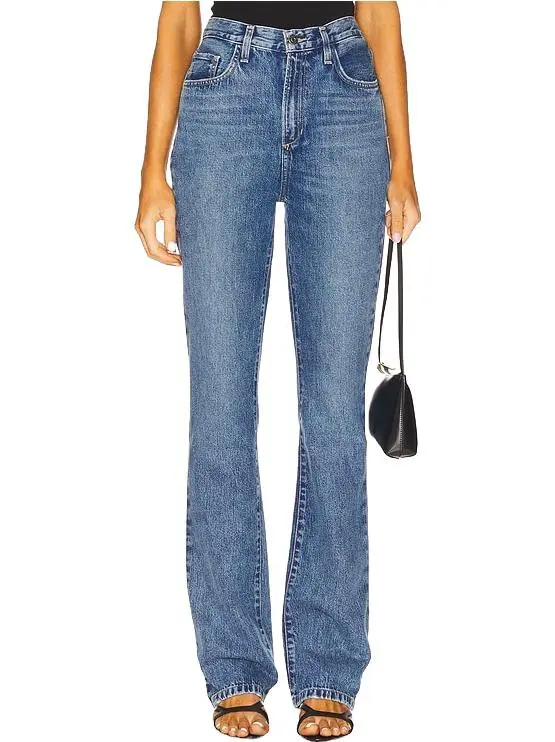 FAVORITE DAUGHTER The Valentina Boot Super High Rise Jeans - Blue
