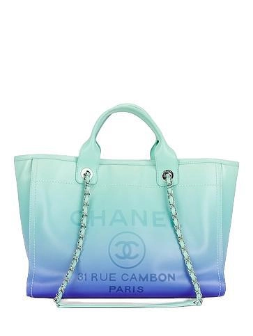 Chanel Deauville Mm Tote Bag - Multi