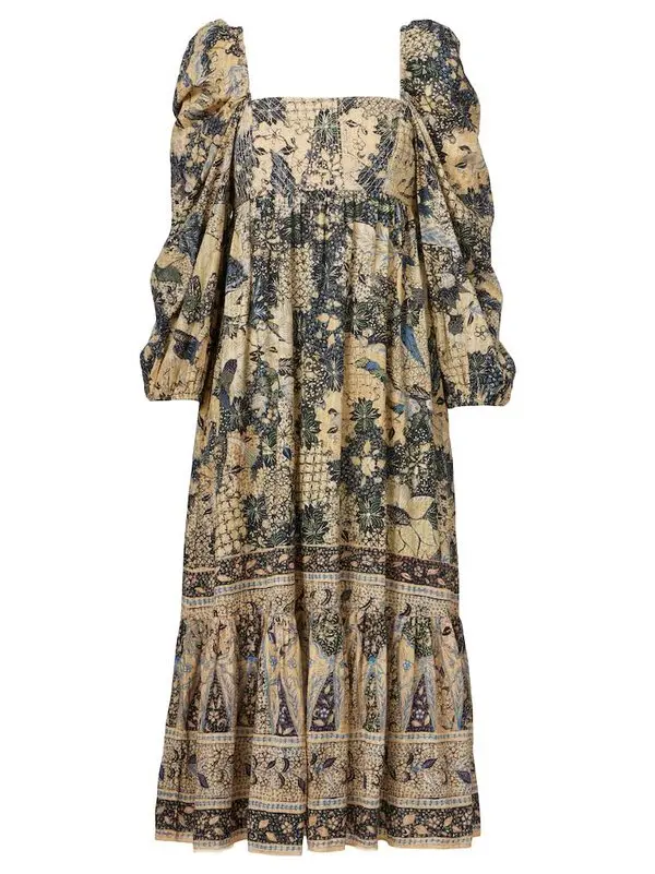 Ulla Johnson Natilda Gathered Maxi Dress - Multicoloured