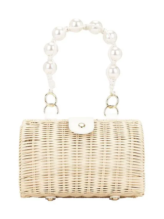 BTB LOS ANGELES Page Leather Clutch - Tan