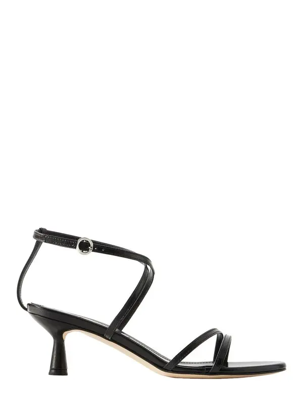 AeydĒ Maeve Leather Sandals - Black