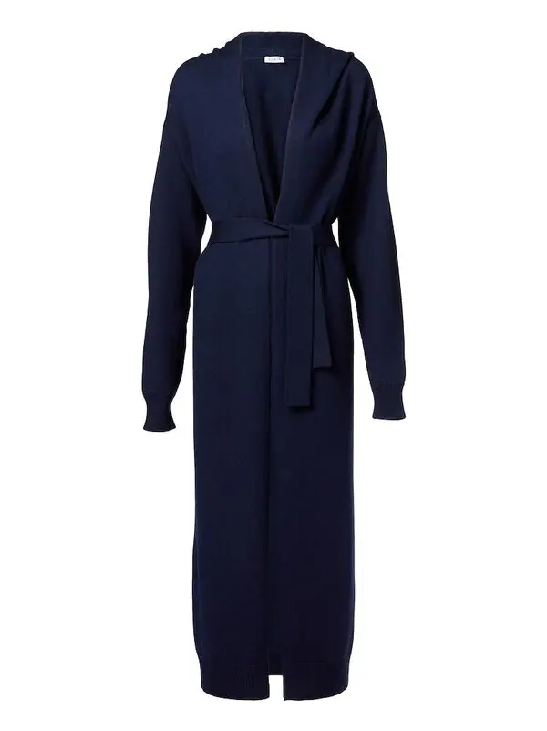 Alaïa Virgin Wool Cardigan - Blue