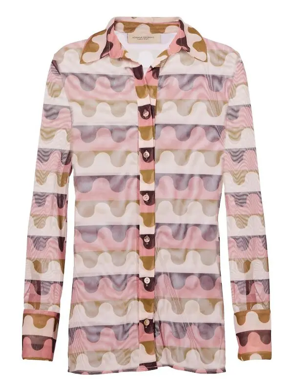 ADRIANA DEGREAS Giardino Printed Shirt - Multicoloured