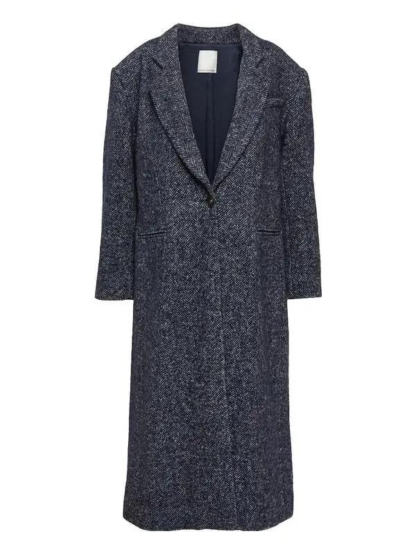 Christopher Esber Herringbone Coat - Blue