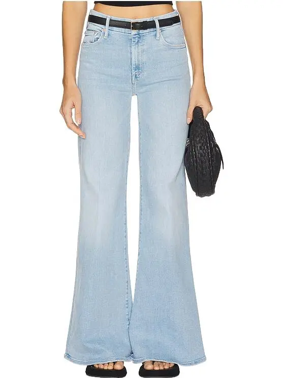 MOTHER The Roller Sneak Jeans - Blue