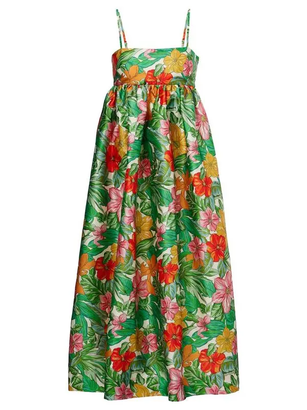ALEMAIS Amelia Printed Gown - Multicoloured
