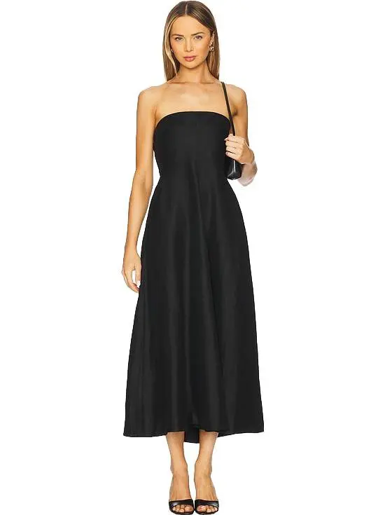 Bondi Born Bormio Strapless Maxi Dress - Black