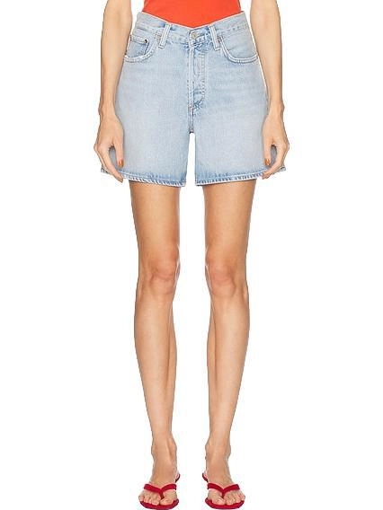 AGOLDE V-waist Short - Backbeat