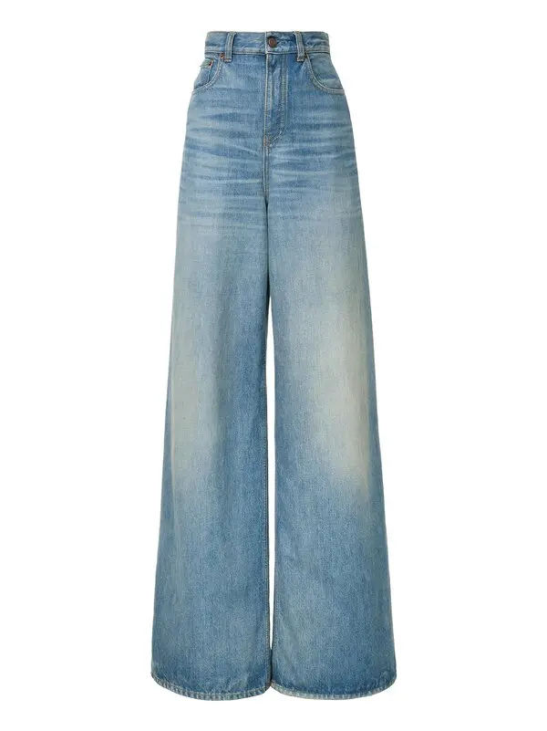 Chloé High-rise Wide-leg Jeans - Dream Blue