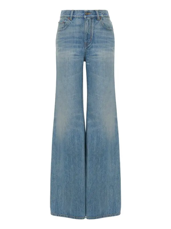 Chloé High-rise Wide-leg Jeans - Pacific Coast