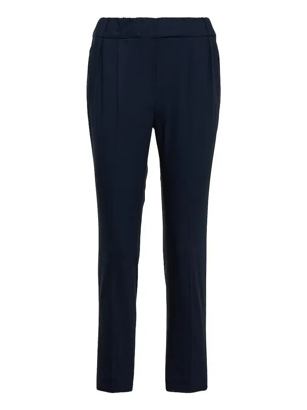 Brunello Cucinelli Cotton-blend Twill Chinos - Blue