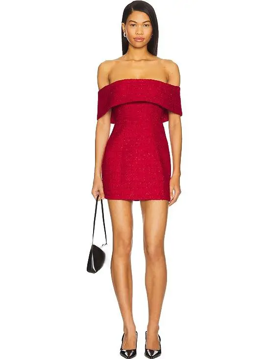 MORE TO COME Elyna Mini Dress In . Also - Red