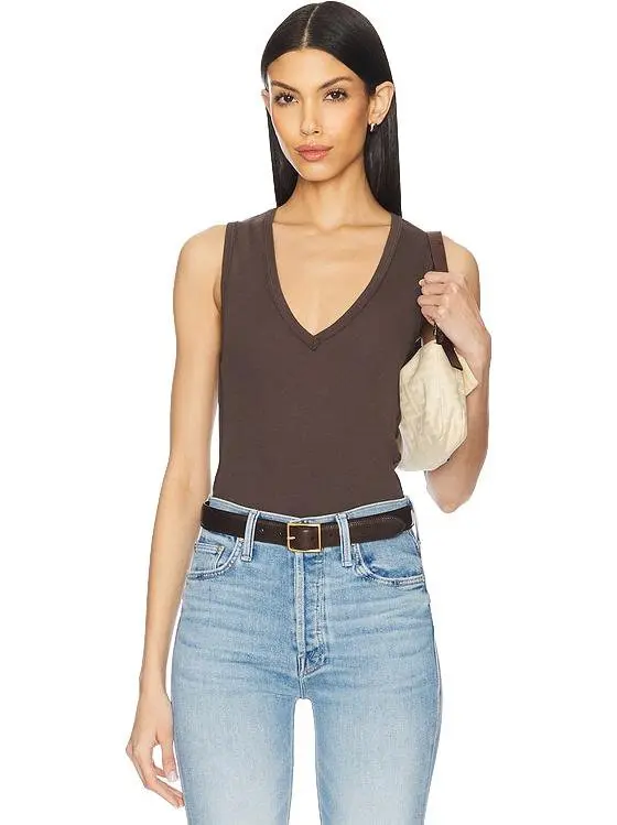 Free People Neria Tank Top - Chocolate