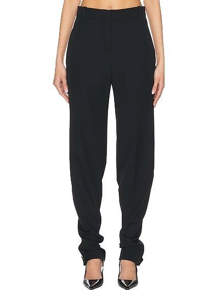 Jacquemus Le Pantalon Mirada Tailored Wool Trousers - Black