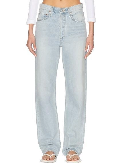 AGOLDE Kelly High Rise Straight Jeans - Wave