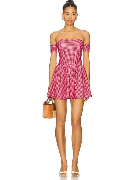 BELLA VENICE The Kat Mini Dress In . Also - Red