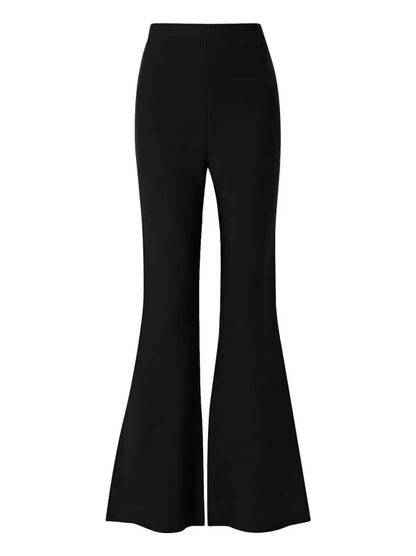 Gabriela Hearst Ambrosia Silk Flared Trousers - Black