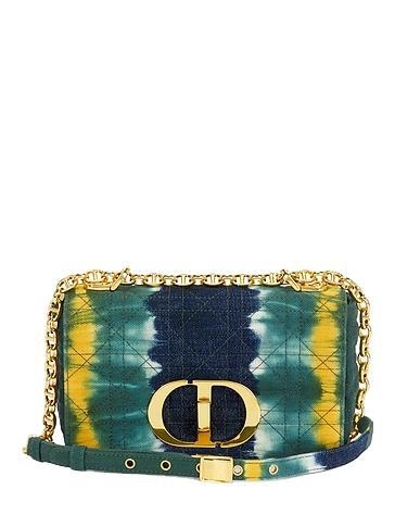 Dior Tie-dye Denim Caro Shoulder Bag - Multi